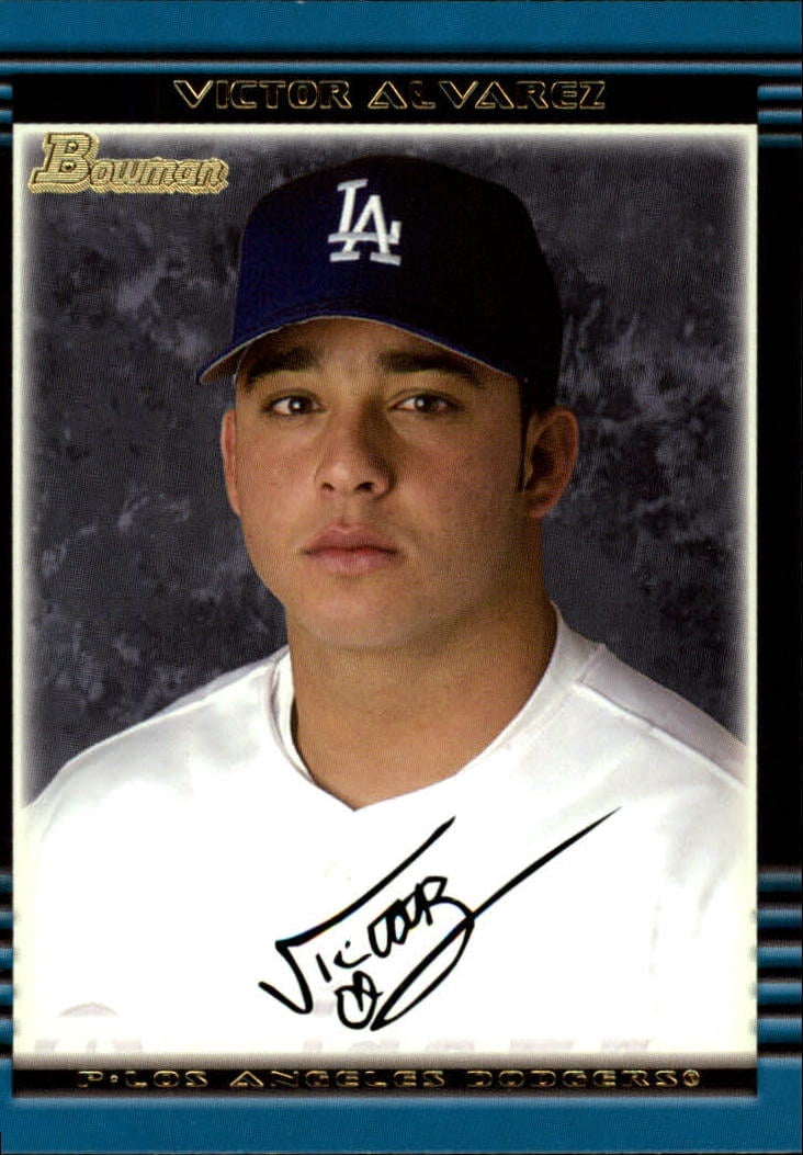 2002 Bowman #235 Victor Alvarez RC MLB Baseball Trading Card - Walmart.com