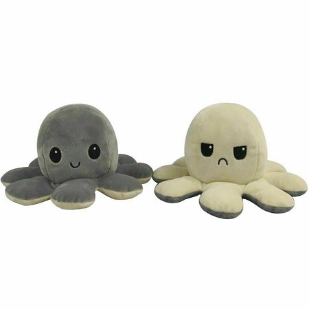 Double-sided Flip Reversible Octopus Plush Toy Squid Stuffed Doll ...