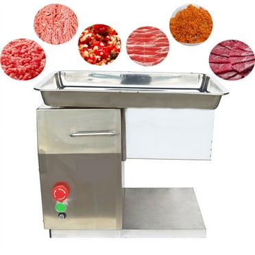 INTBUYING Commercial Meat Slicer Machine 3mm Blade Stainless Steel Meat ...