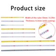 Adhesive Measuring Strips 10mm Wide Tape Measure for Classroom & Home ...