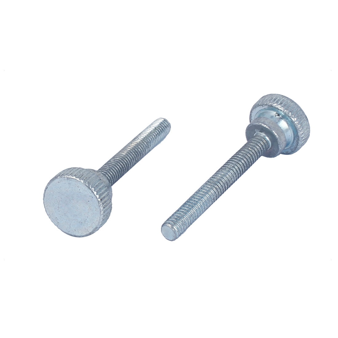 M4x30mm Carbon Steel Step Hand Screw Flat Knurled Head Thumb Bolts ...