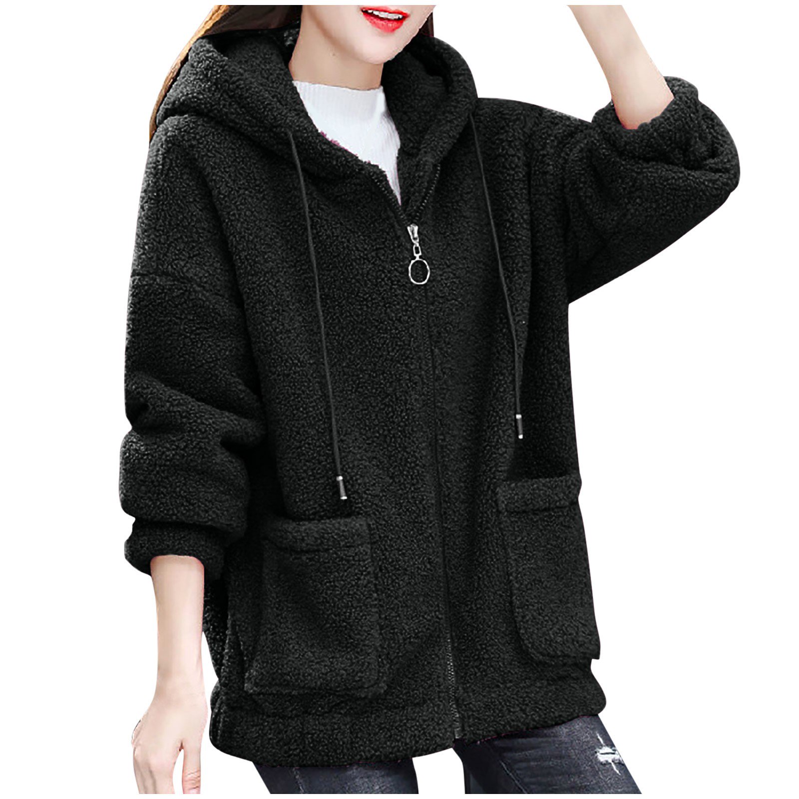 Click here for Timegard Womens Winter Coats Plus Size Fleece Long... prices
