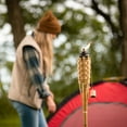 TIKI 57-Inch Bamboo Torches, 10-Pack – Weather-Resistant Outdoor ...
