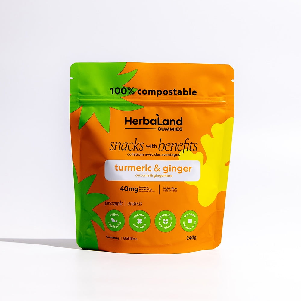 Click here for Herbaland Turmeric & Ginger Gummies - 240g - Snack... prices