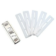 7/8 in. Nylon Bi-Fold Closet Spring-Loaded Top Roller Guide (2-pack ...