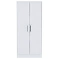Ambery 180 Armoire, Two Shelves, Double Door, Metal Rod, One Drawer ...