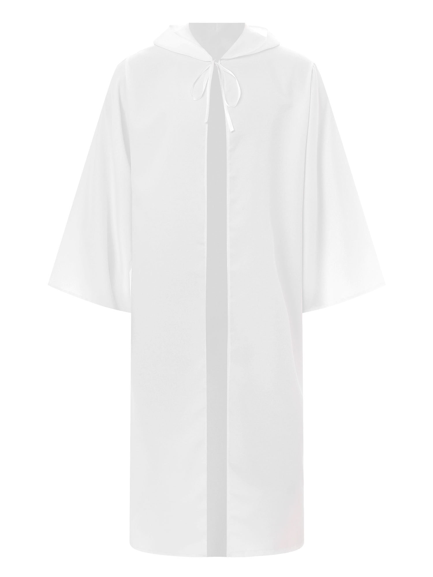 TiaoBug Men's Jedi Uniform Hooded Robe Tunic Cloak Outfit Halloween ...