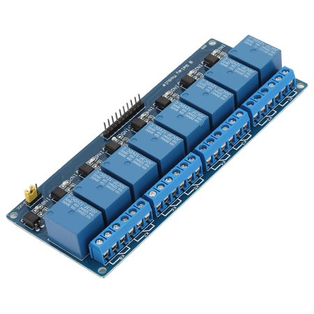 8 Channel Optocoupler Isolation 8 Channel Relay Module With Optocoupler ...