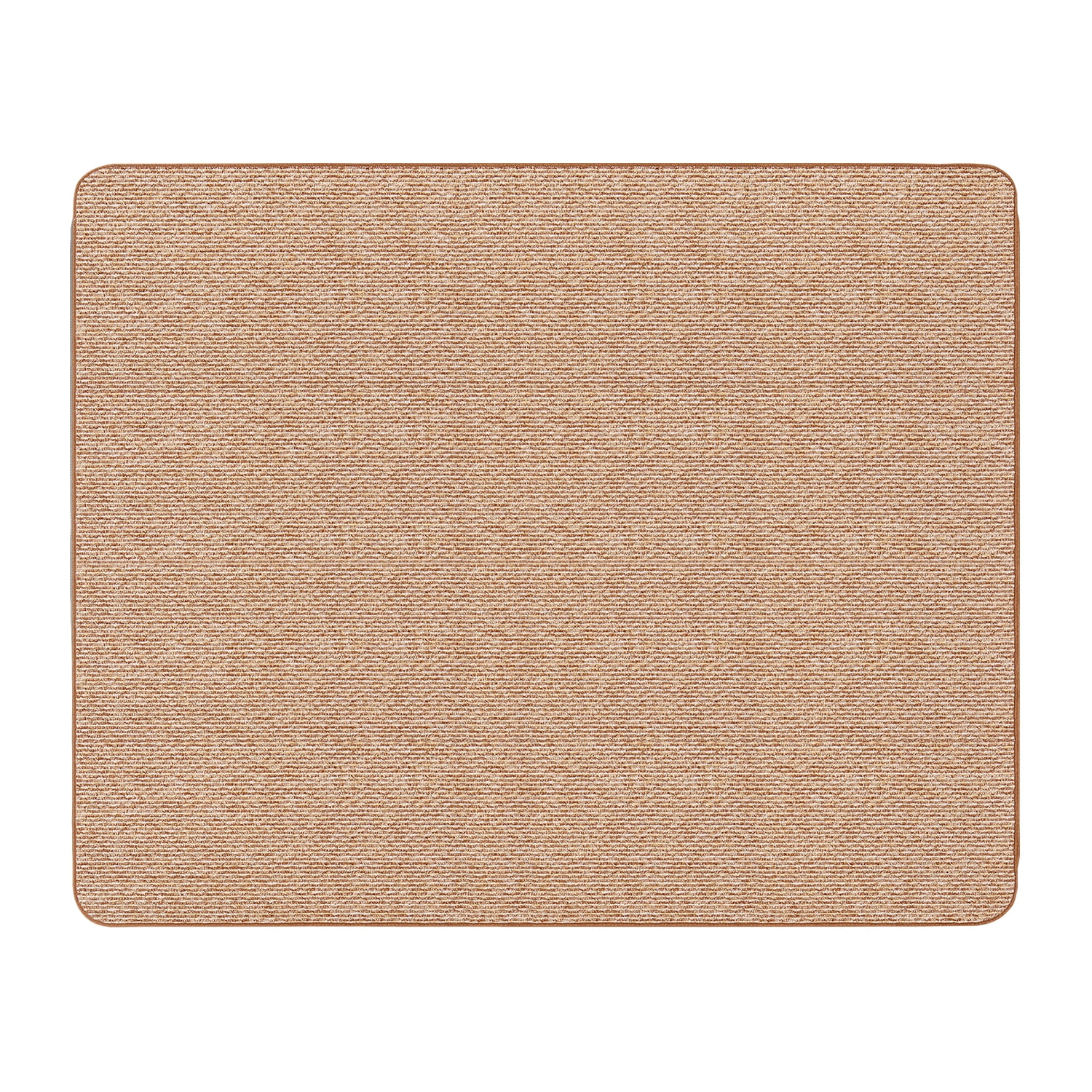 Skid-resistant Carpet Indoor Area Rug Floor Mat - Praline Brown - 8' X ...