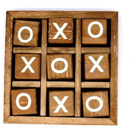 IBAOLEATic Tac Toe Board Game,Tic Tac Toe Game for Kids & Adults,X & O ...