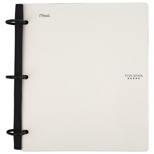 Five Star Flex 1 1/2" Hybrid NoteBinder, White (72516) - Walmart.com