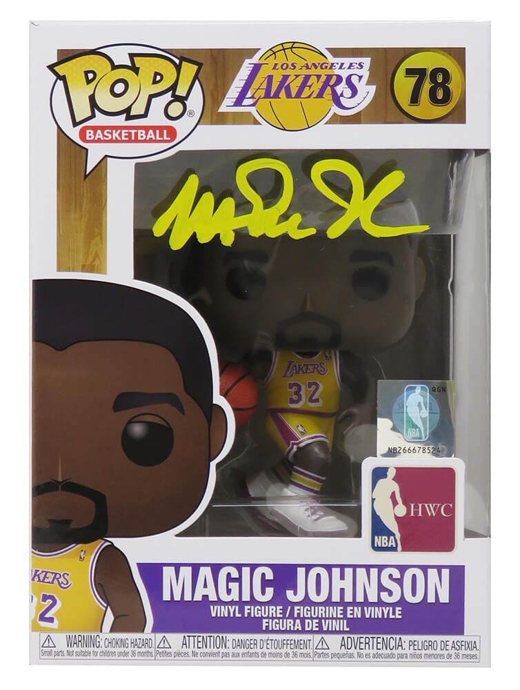 Magic Johnson Signed Los Angeles Lakers Funko Pop Doll #78 - Walmart.com