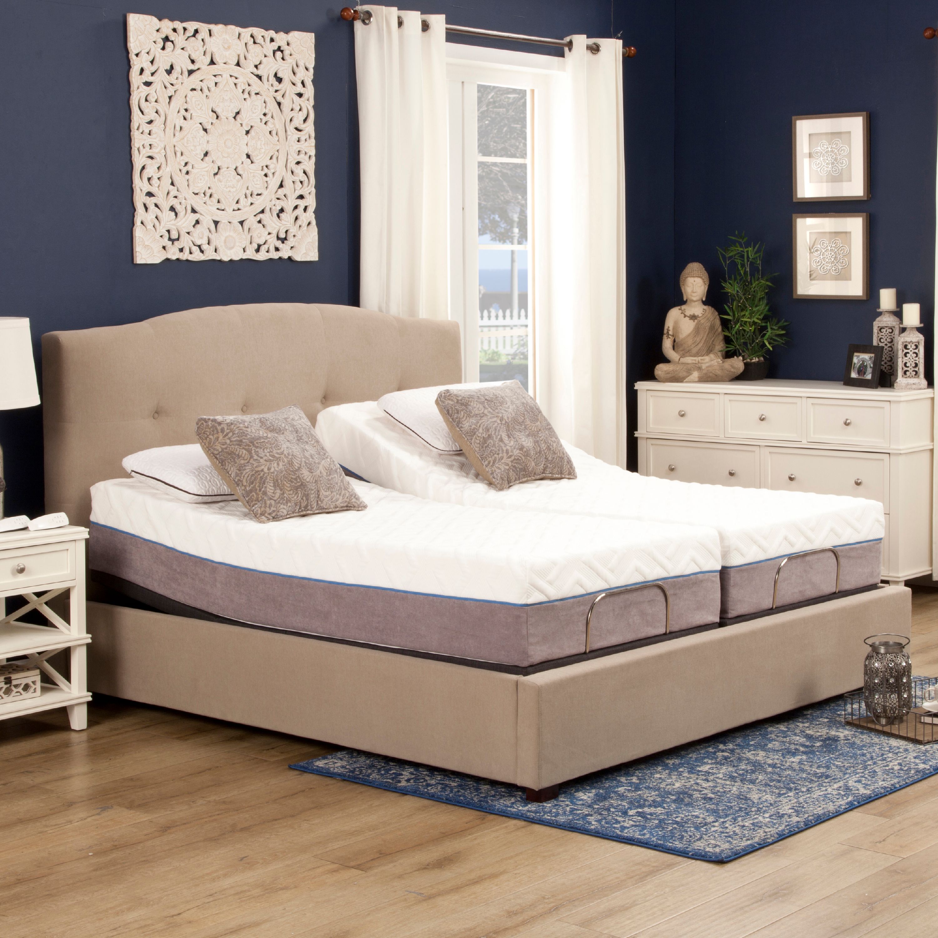 Blissful Nights 12 Gel Memory Foam Mattress King Split And Adjustable Blissful Nights 12 Gel Memory Foam Mattress King Split And Adjustable