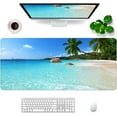 Beach Gaming Mouse Pad XXL Large Mouse Pad 35x15.7x0.12 inch Extra ...