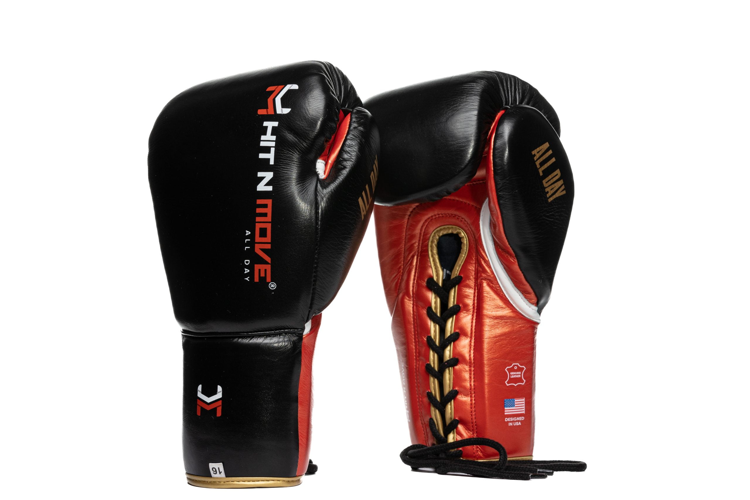 Hit N Move Boxing Gloves - All Day Pro Agility - Lace Up - Walmart.com