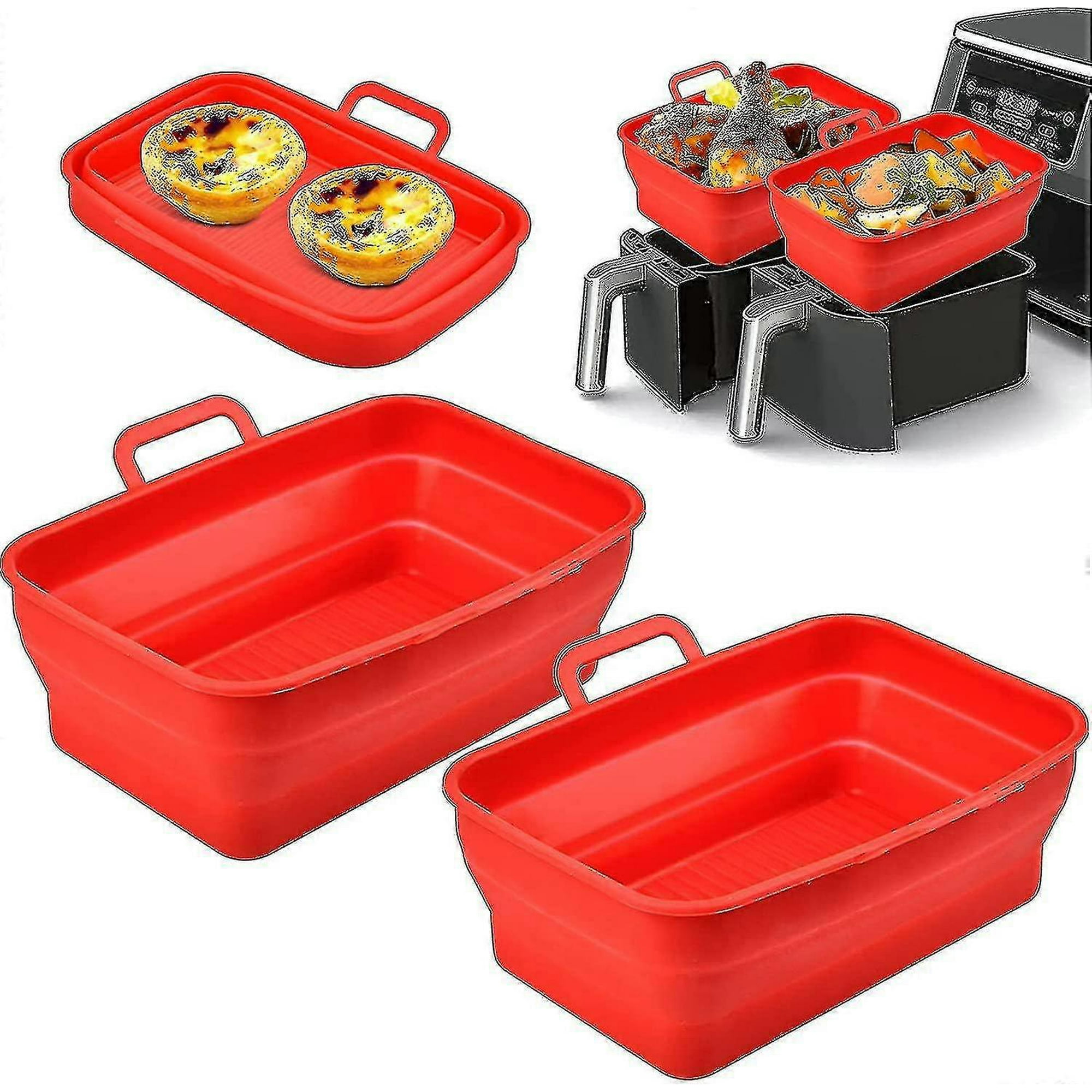 Click here for Jiachy 2pcs Foldable Silicone Air Fryer Pot  Liner... prices