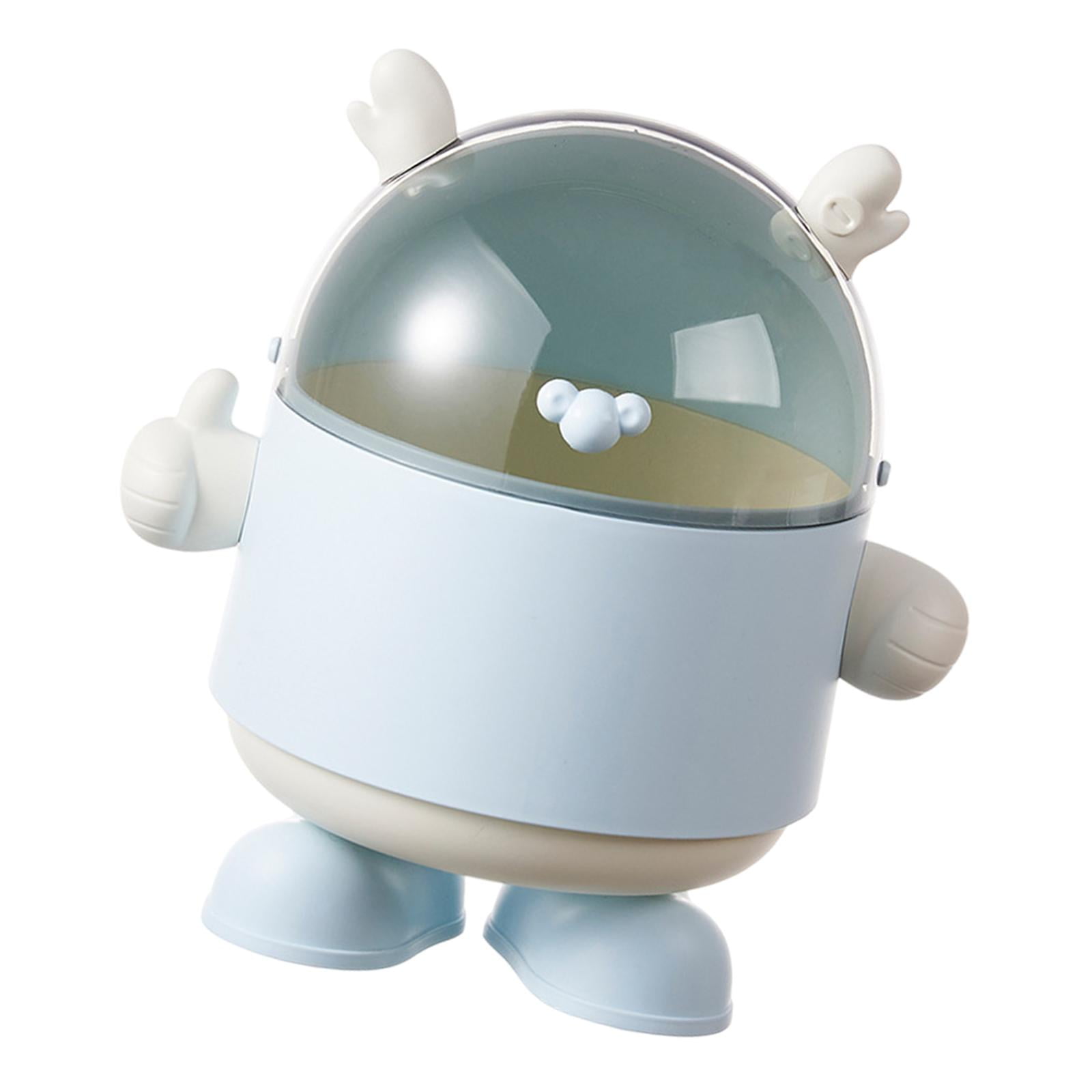 Desk Bash Can Bask Bin con espacio de tapa Decoración de la decoración ...