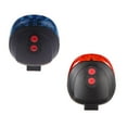 5 LED Rear Bike Safety Light - Red - Walmart.com