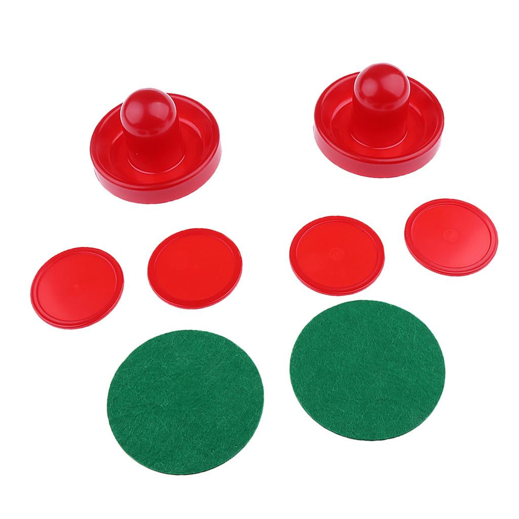 Set of 2 Pushers and Pucks for Kids Adults - 3 Sizes and 2 Colors for ...