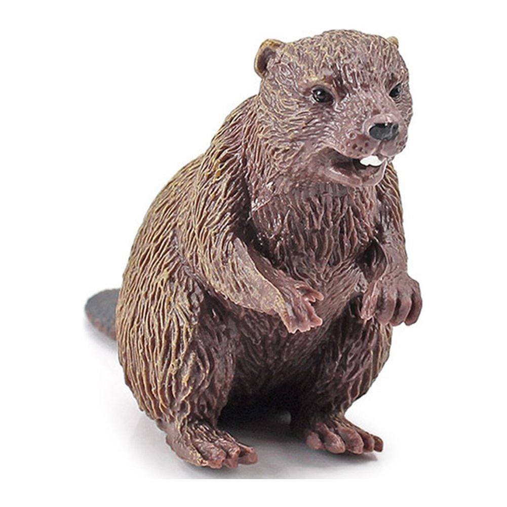 RONSHIN Simulation Forest Wild Animals Model Ornaments Rabbit Beaver ...