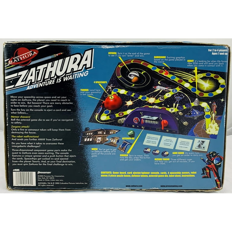 Zathura Board Game Cards