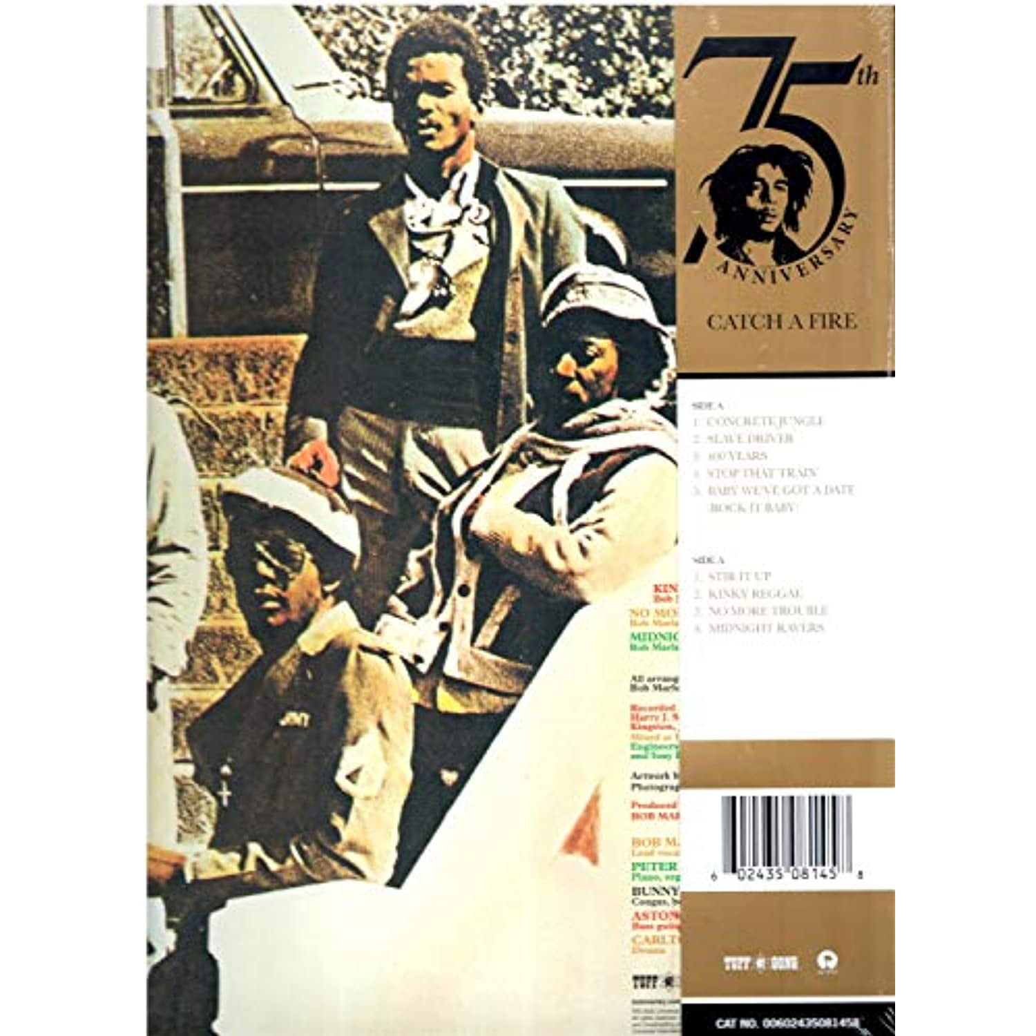 Bob Marley Catch A Fire Album Cover