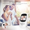 M Buder 2.4G Wireless Digital Video Baby Monitor, 2.4 Inch LCD Screen ...