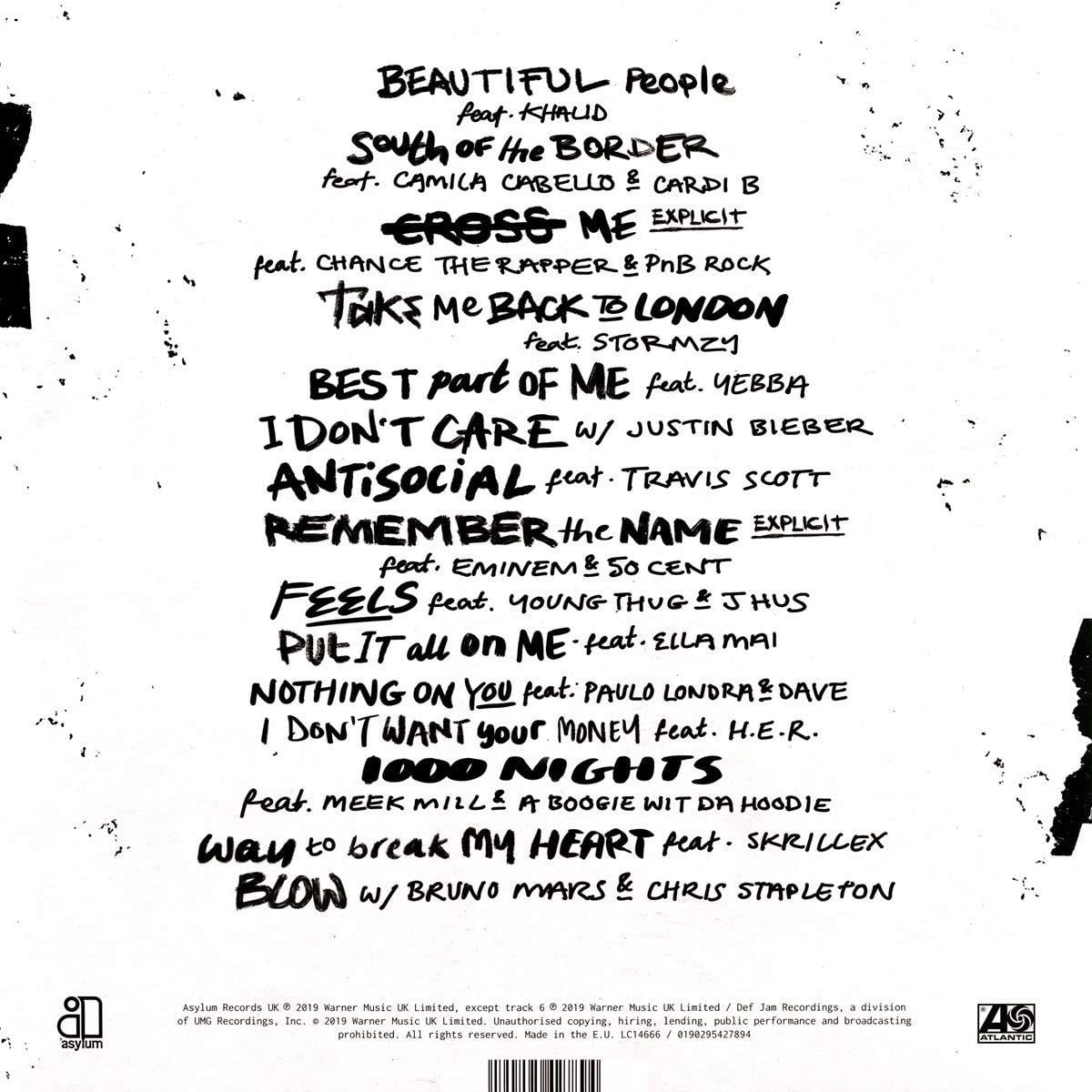 Ed Sheeran No 5 Collaborations Project