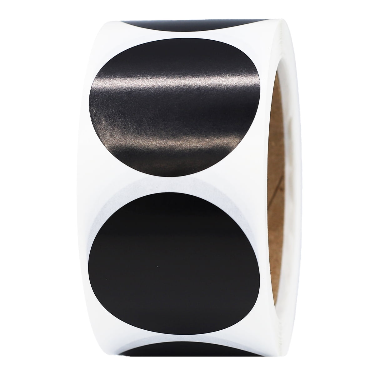 Silver Round Stickers