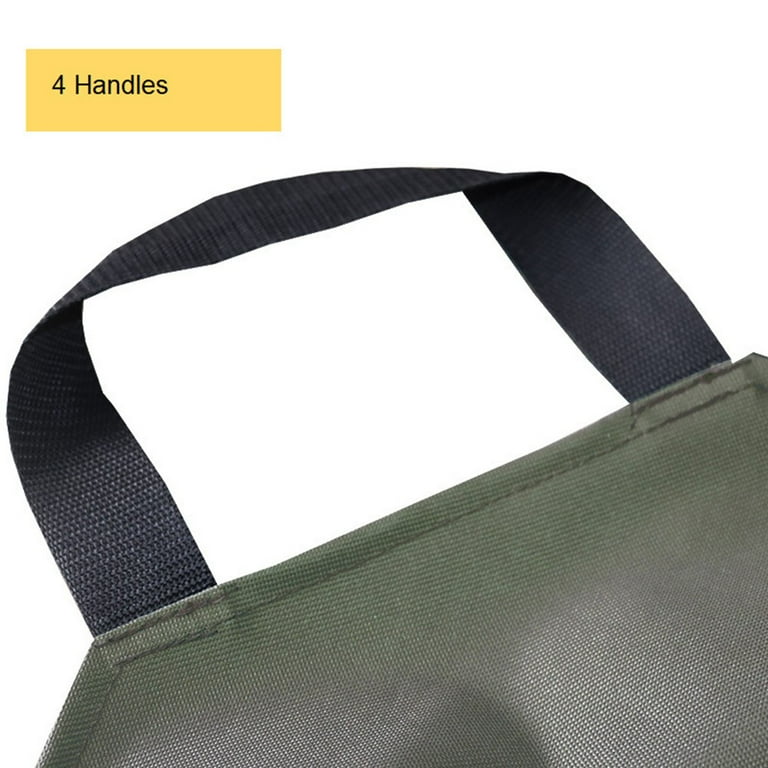 Leaf Tarp, Leaf Bag With 4 Handles Garden Waste Sheet Yard Tarps Extra ...