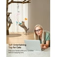 FeelNeedy, Interactive Cat Toy, 2 in 1 Self-Play Laser Teaser, Door ...