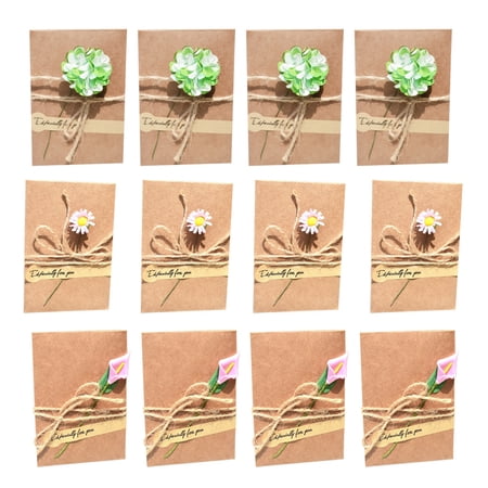 Flower Greeting Card Gift Card Holder with envelope Wish Card Message ...