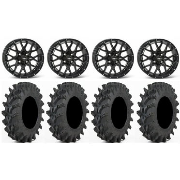 System 3 SB-5 Black 14" Wheels 30" Regulator Tires Can-Am Maverick X3 ...