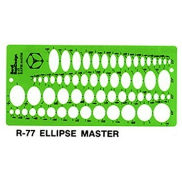 Pickett Combination Ellipse Master Template - Walmart Business Supplies