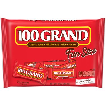 100 Grand Milk Chocolate Candy Bars, Full Size Bulk Individually ...