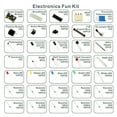DIY Electronics Components Kit 830 Tie-point Breadboard for Arduino UNO ...