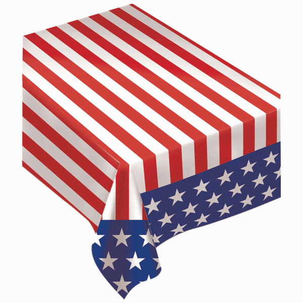 Amscan Stars and Stripes Table Cover - Walmart.com - Walmart.com