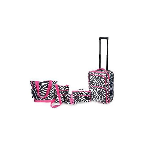 Zebra 6 Piece Luggage Set by Manual Woodworkers - ILLZS6 - Walmart.com