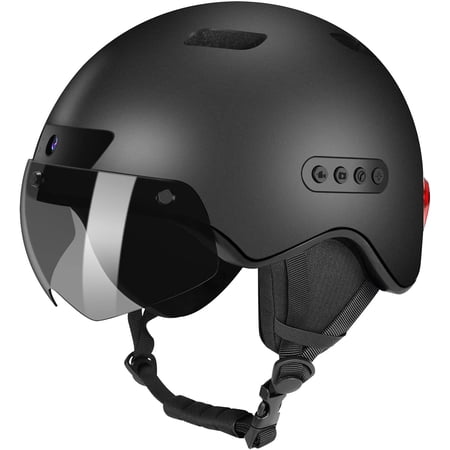 Indigi Smart Helmet For Urban Traffic with Built-in Video Camera and ...