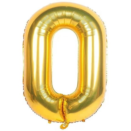 Golden Number Balloon, A Number Balloon That Can Be Used Repeatedly ...