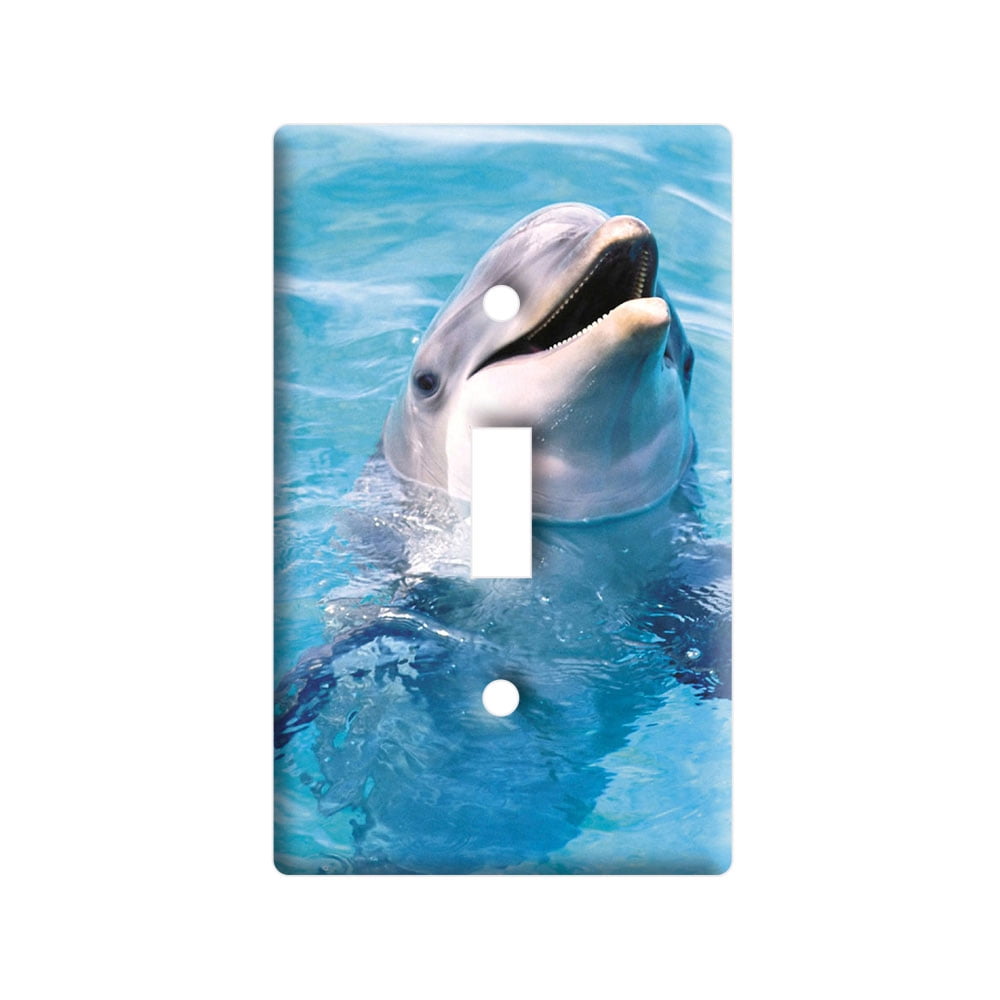 Dolphin - Porpoise Light Switch Plate Cover - Walmart.com