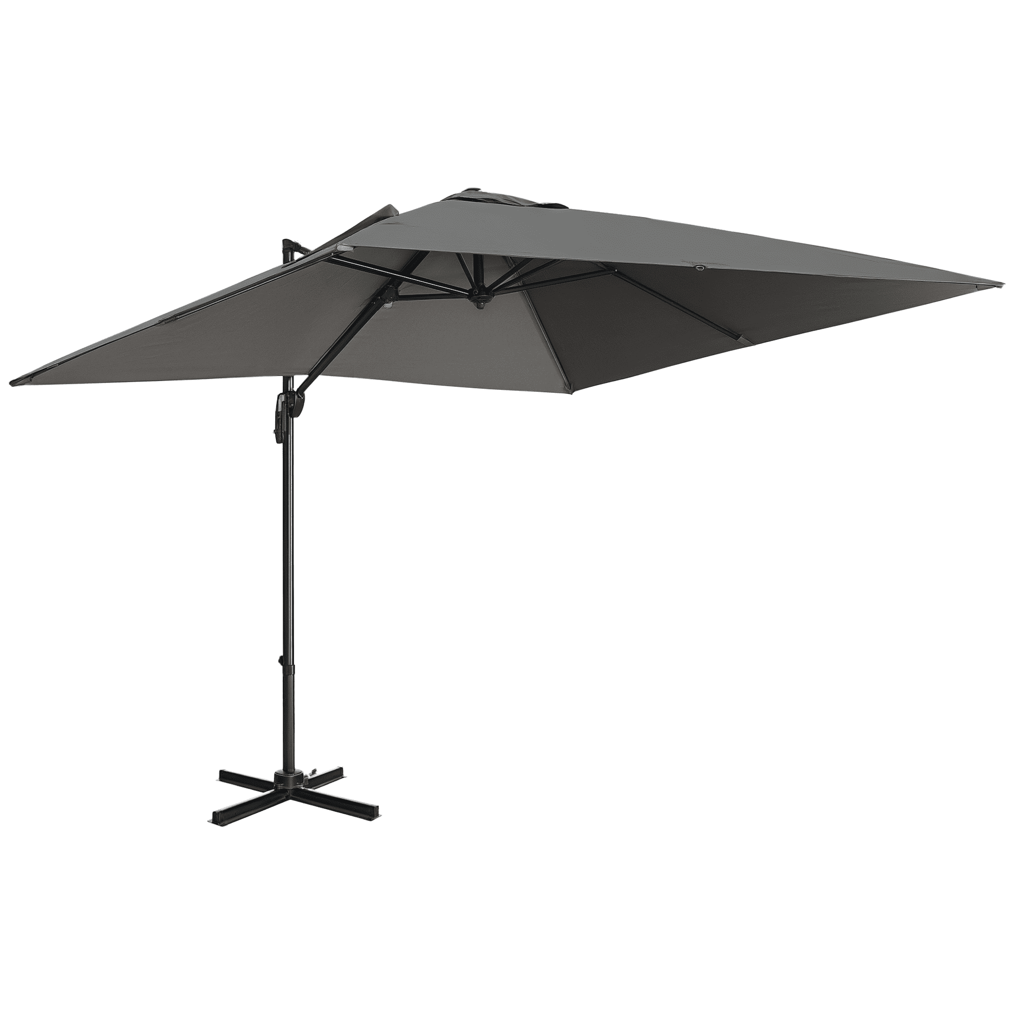 Click here for Outsunny Cantilever Patio Umbrella With Base  Cran... prices