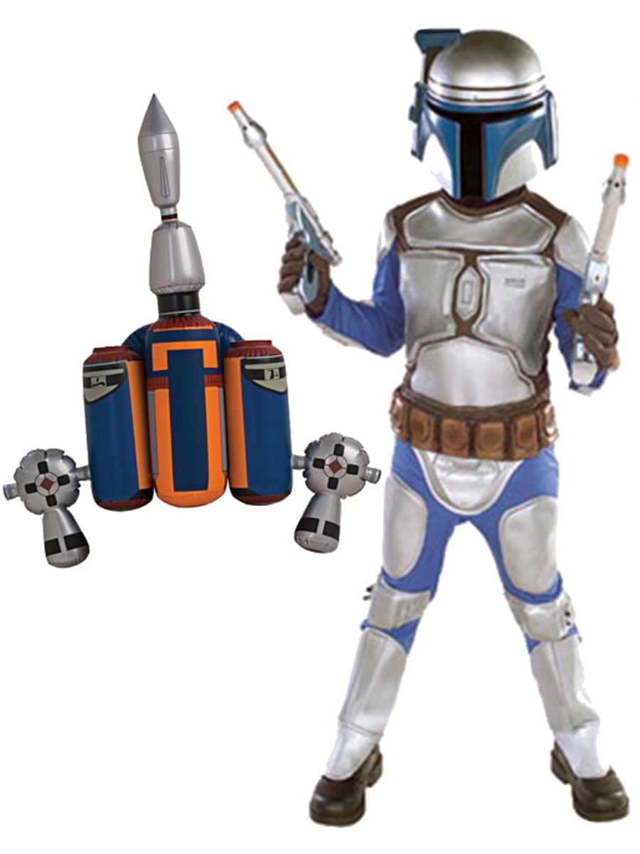 Rubies Costume Bundle Kid's Jango Fett Star Wars Deluxe Costume ...