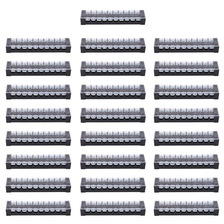 Oubit Terminal Blocks Kit,25Pcs TB‑2510L Terminal Block Circuit ...