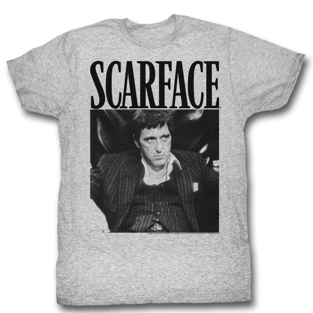 Scarface Gangsta Gray Heather T-Shirt - Walmart.com