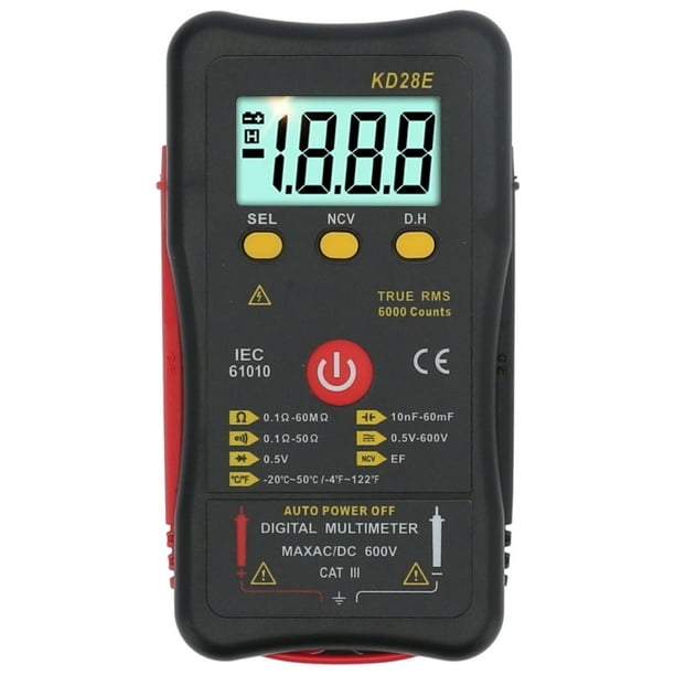 LCD Voltmeter,Multifunction Digital Multimeter DataRetention Multi ...