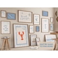 Beach Stamp Unframed Poster Watercolor Coastal Wall Art Coastal ...