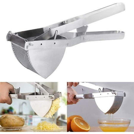 Potato Ricer Stainless Steel ood Strainer Press Strainer ruit Squeezer ...