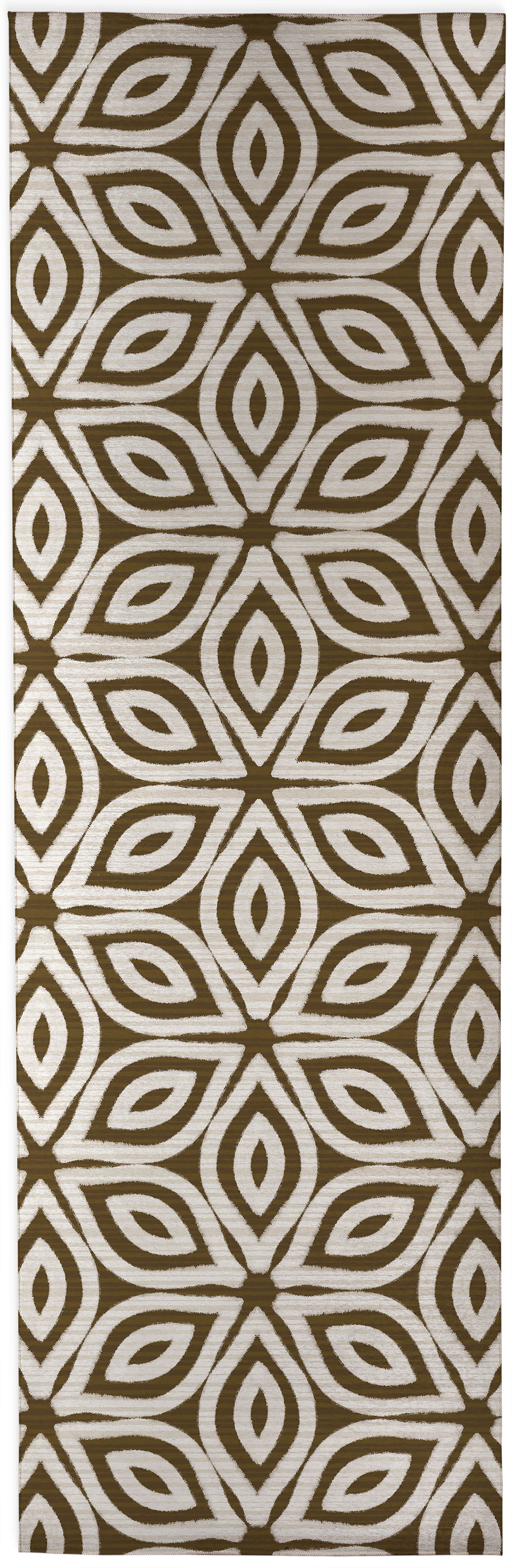 GEO LILY BROWN Kitchen Mat By Kavka Designs - Walmart.com