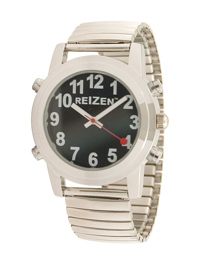 Talking Watch - Black Face - Expansion Band - English - Walmart.com